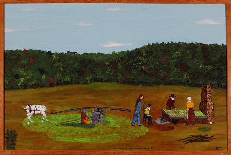 Ozark Folk Art Paintings of Essie Ward - Historic Cane Hill Arkansas
